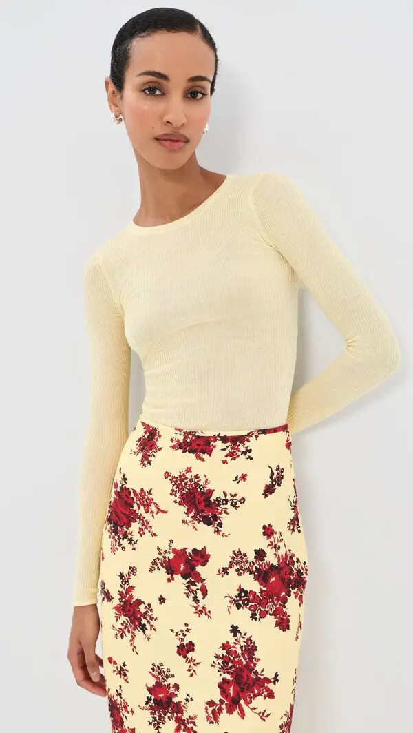 JIL SANDER Crew Neck Wool Sweater
