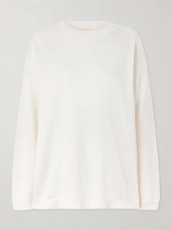 Khaite Dylan Silk Sweatshirt