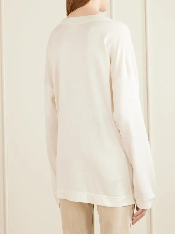 Khaite Dylan Silk Sweatshirt