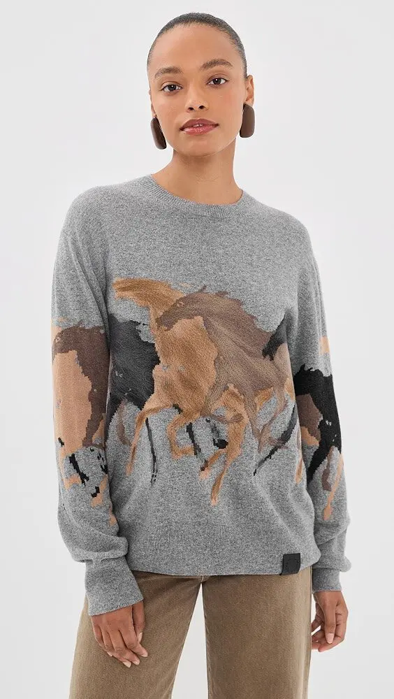 Stella McCartney Racing Horses Sweater