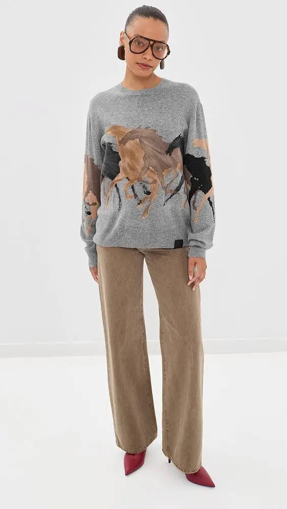 Stella McCartney Racing Horses Sweater