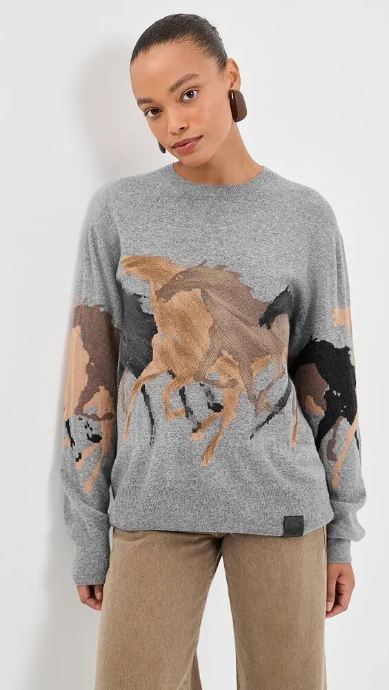 Stella McCartney Racing Horses Sweater