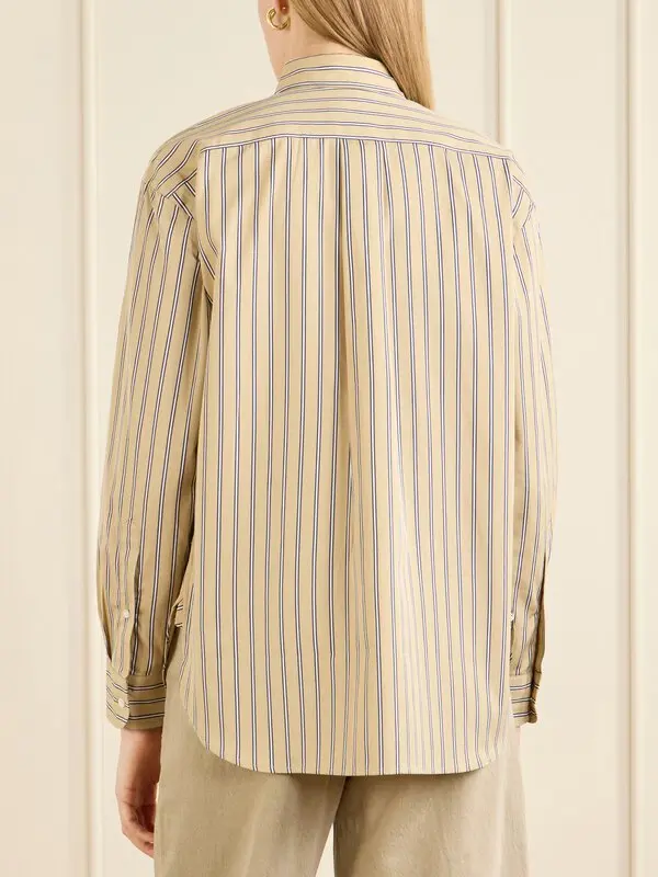 Polo Ralph Lauren Striped Cotton Shirt With Embroidered Pony Logo
