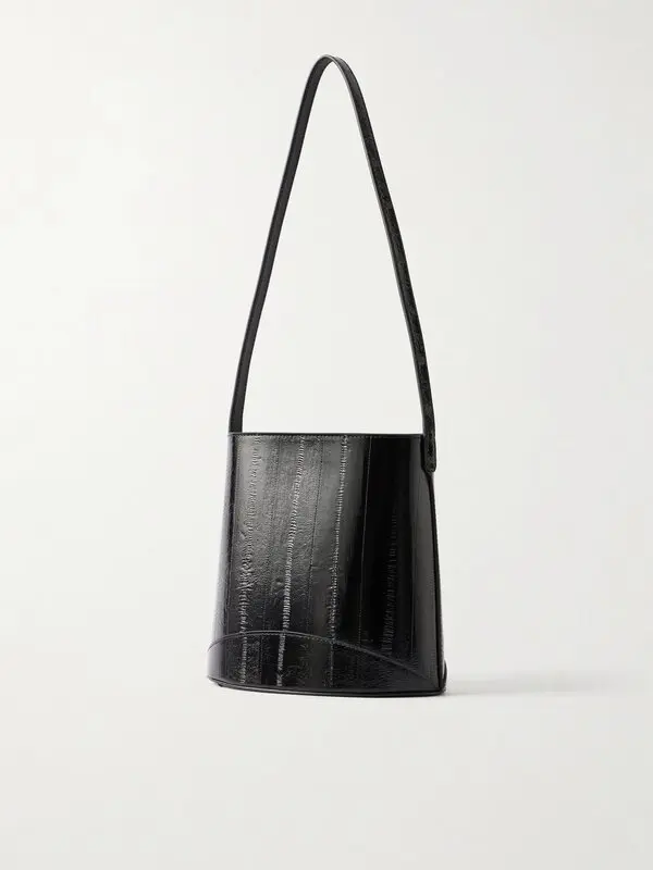 NEOUS Pardalis 2.0 Eel-effect Leather Shoulder Bag