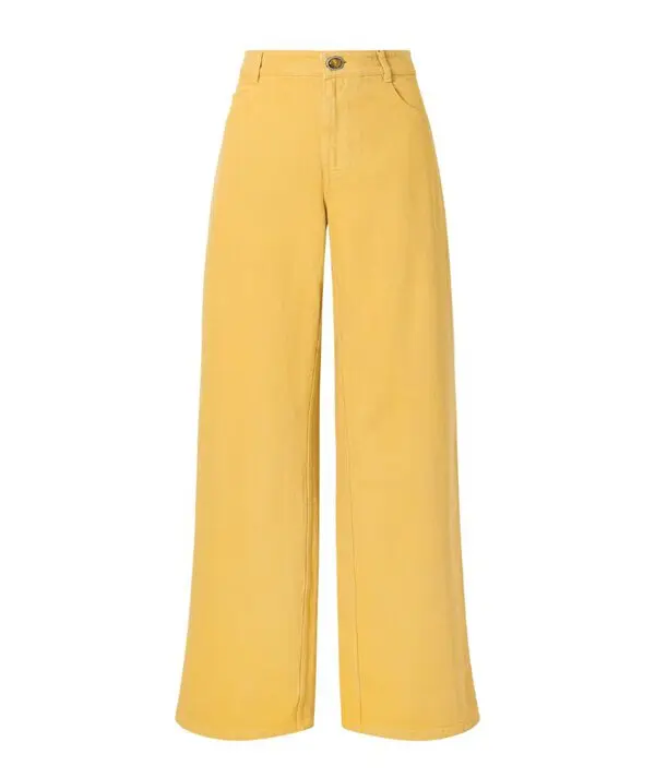 Christopher Esber Relaxed Wide-leg Denim Pants - Yellow