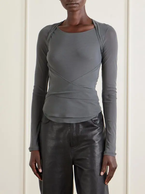 LEMAIRE Ballerina Long Sleeve Mesh Top