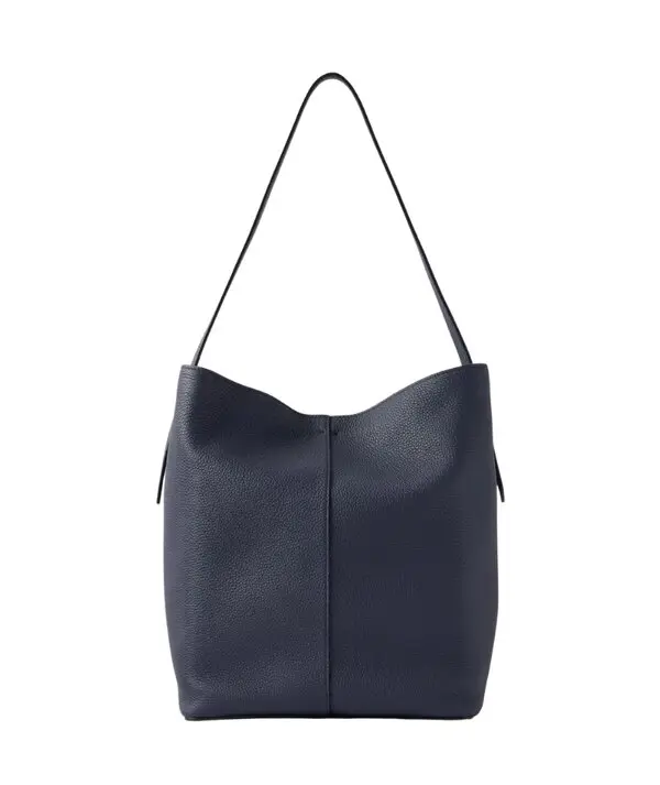 METIER Tilt 22 Textured Leather Shoulder Bag
