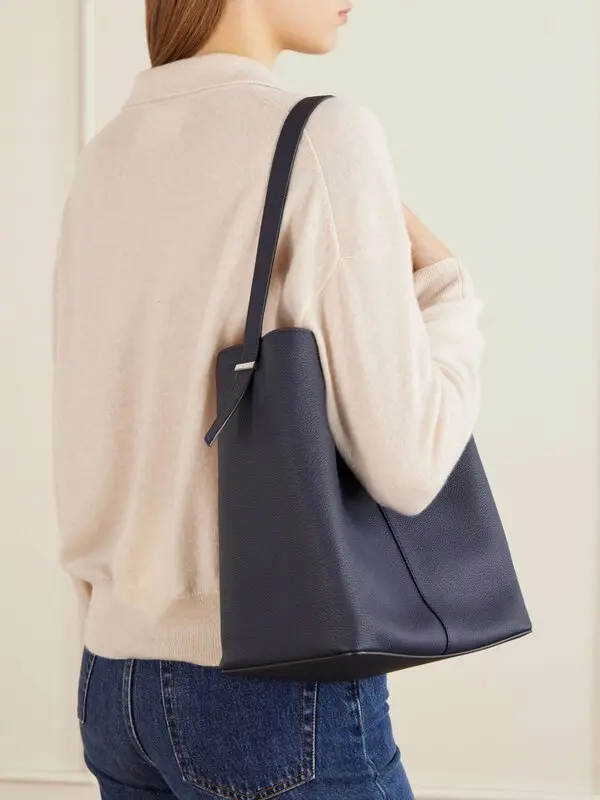 METIER Tilt 22 Textured-leather Shoulder Bag