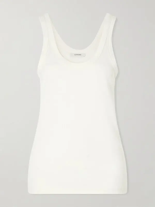 LEMAIRE Cotton-jersey Tank - Neutrals