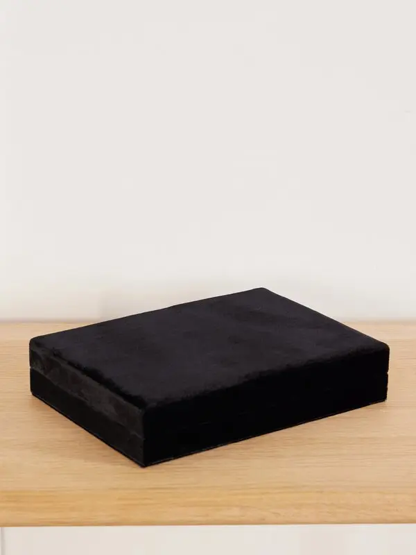 Sophie Bille Brahe Trésor Velvet Jewelry Box - Black