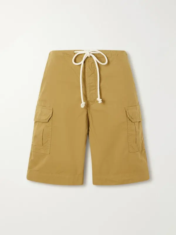 JAMIE HALLER Rope Tie Jersey Cargo Shorts