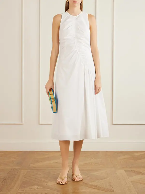 OLYMPIA LE-TAN Embroidered Canvas Clutch