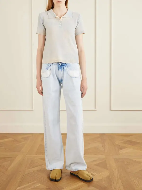 MAISON MARGIELA Tabi Suede Clogs