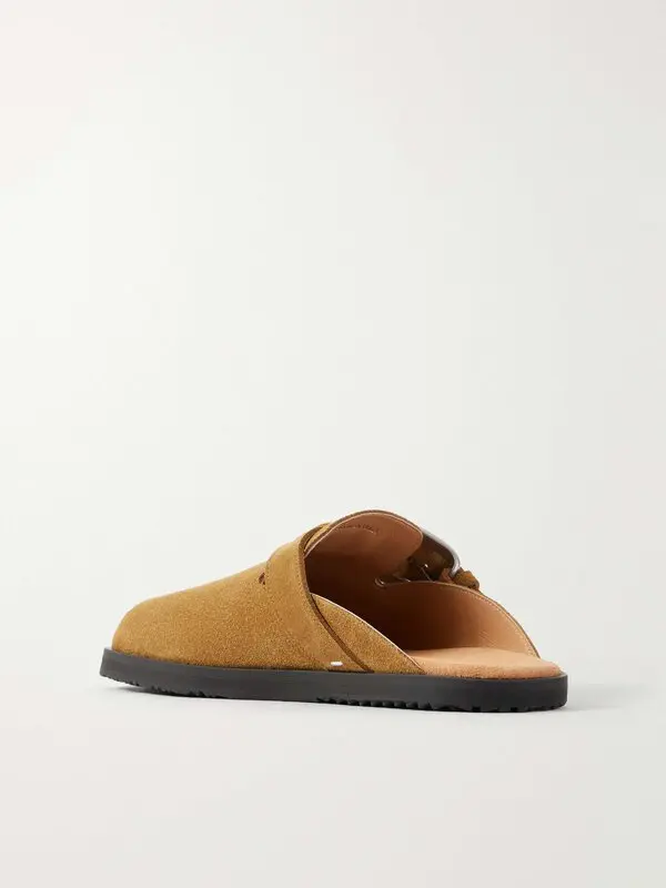 MAISON MARGIELA Tabi Suede Clogs