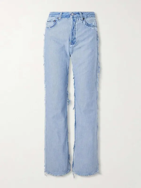 Acne Studios Pazer Mini Skeleton Straight-leg Jeans