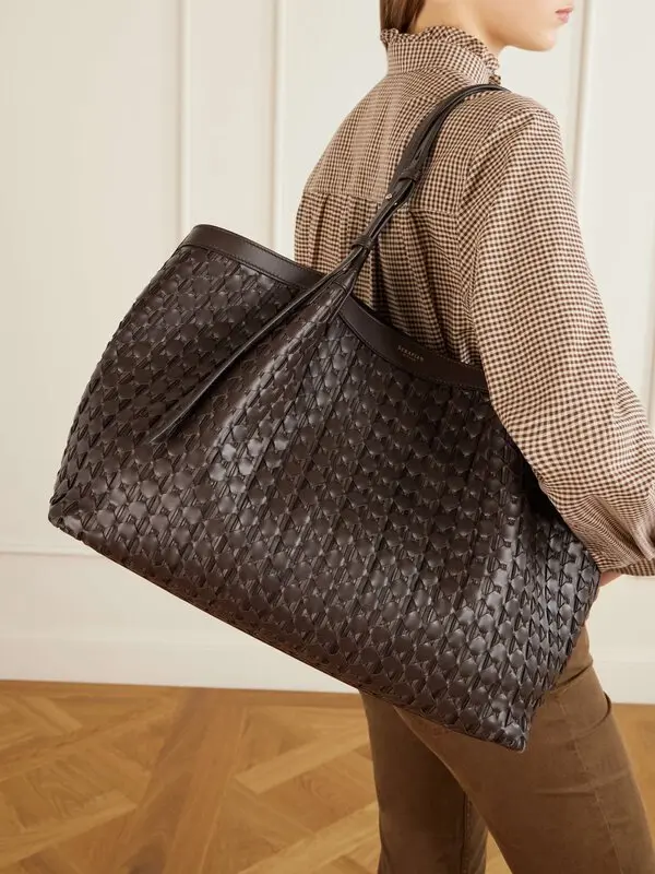 SERAPIAN Secret Mosaico Leather Tote