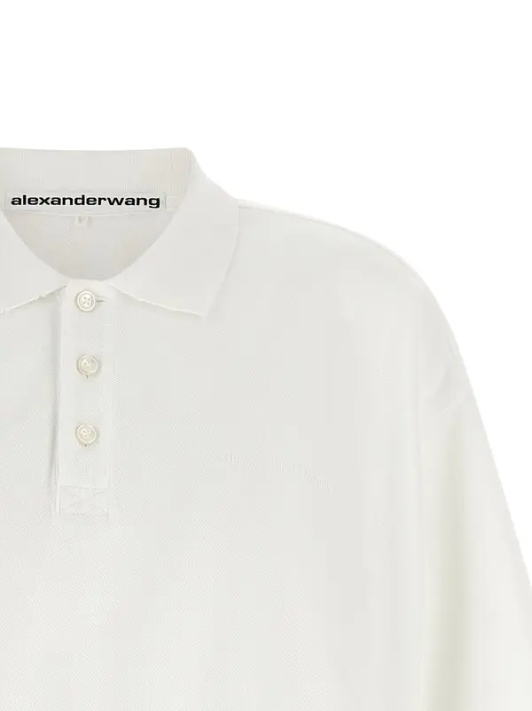 Alexander Wang Hybrid Denim Polo Dress
