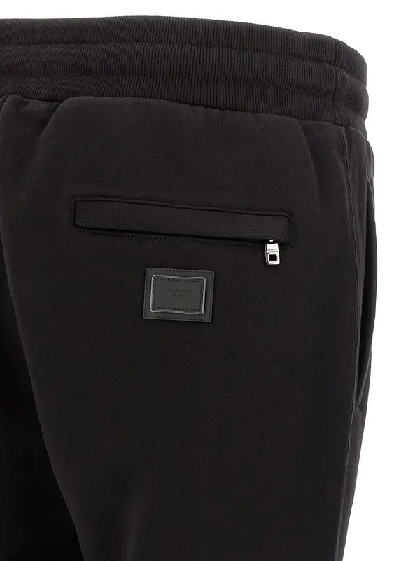 Dolce & Gabbana Logo Plaque Joggers