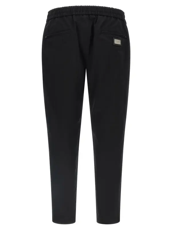 Dolce & Gabbana Logo Plaque Pants