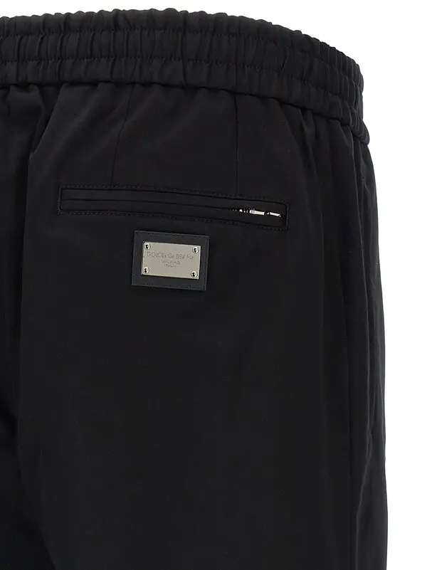 Dolce & Gabbana Logo Plaque Pants