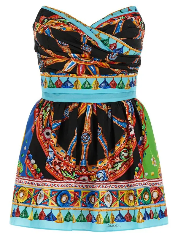 Dolce & Gabbana Carretto' Dress - Multicolor