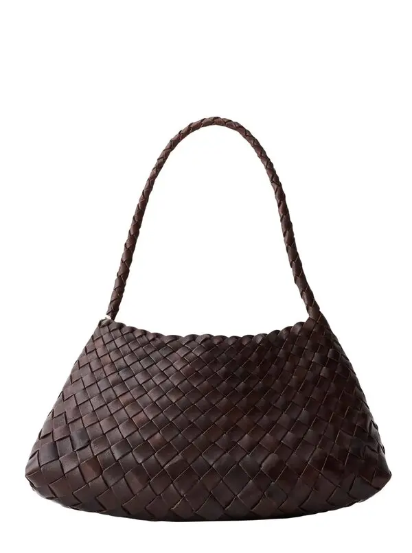 Dragon Diffusion Rosanna Mini Woven Leather Shoulder Bag