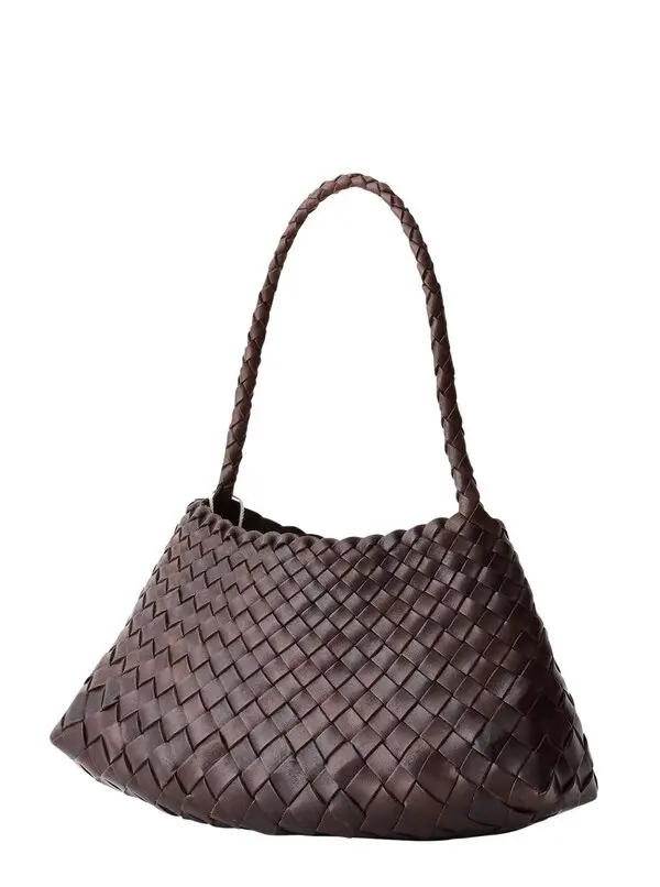 Dragon Diffusion Rosanna Mini Woven Leather Shoulder Bag
