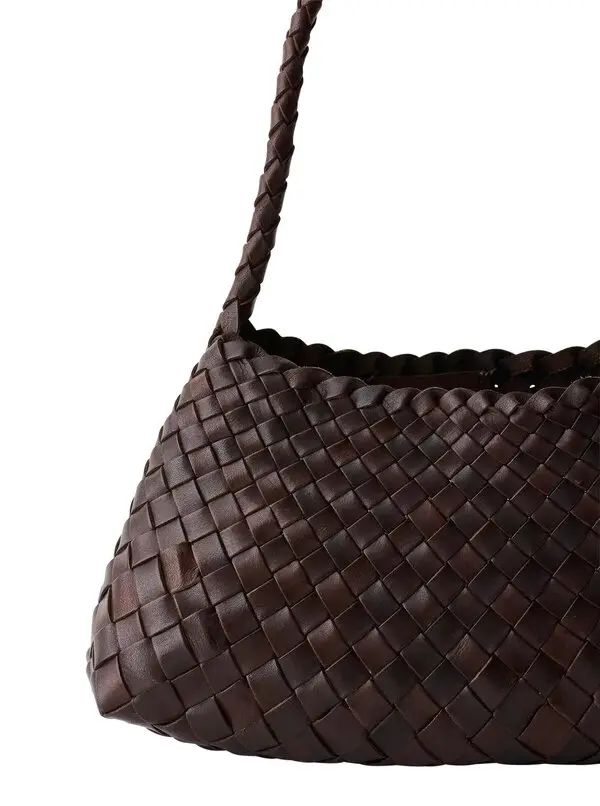 Dragon Diffusion Rosanna Mini Woven Leather Shoulder Bag