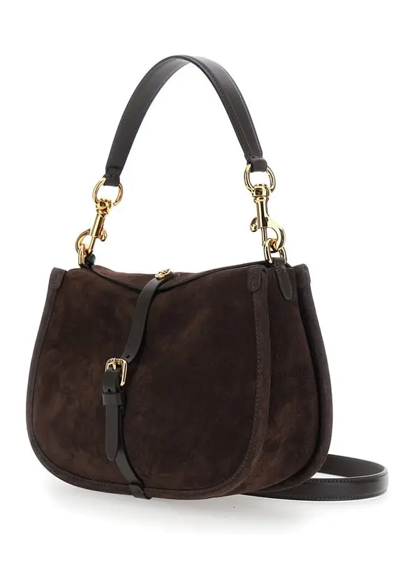 Etro Suede Shoulder Bag - Brown