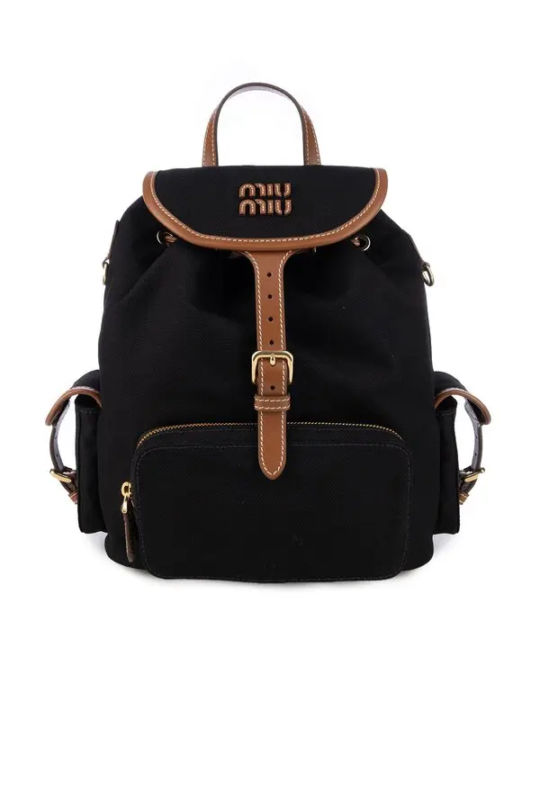 Miu Miu Canvas Backpack