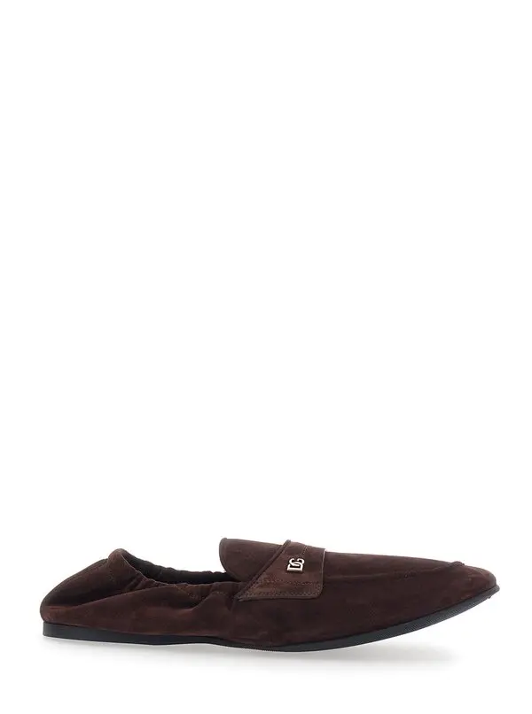 Dolce & Gabbana Ariosto Camoscio Loafers - Brown
