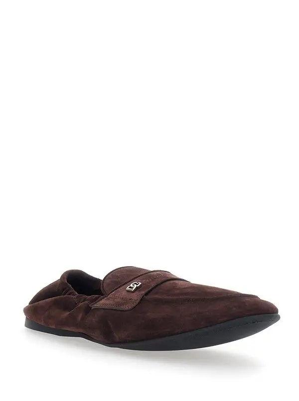 Dolce & Gabbana Ariosto Camoscio Loafers - Brown