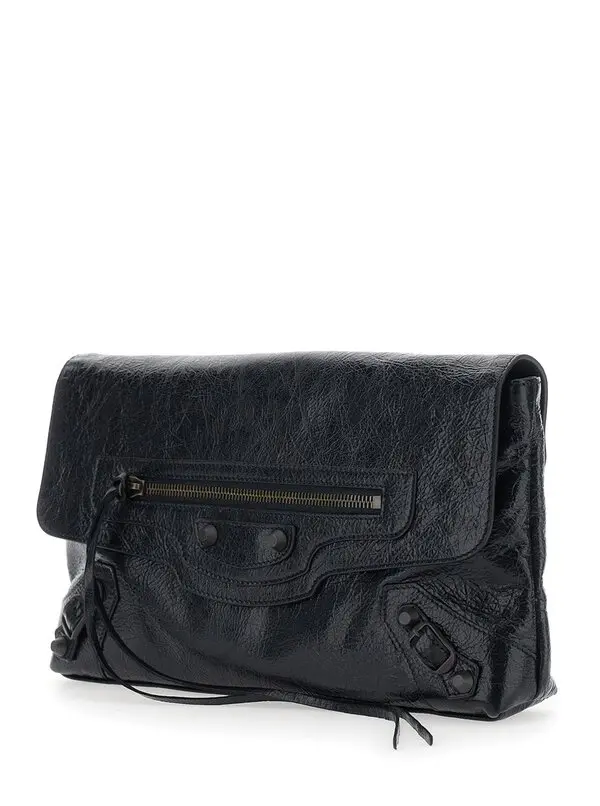 Balenciaga Le City Clutch In Leather - Multicolor