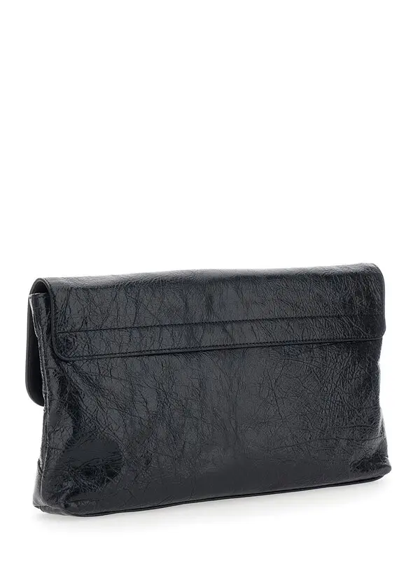 Balenciaga Le City Clutch In Leather - Multicolor