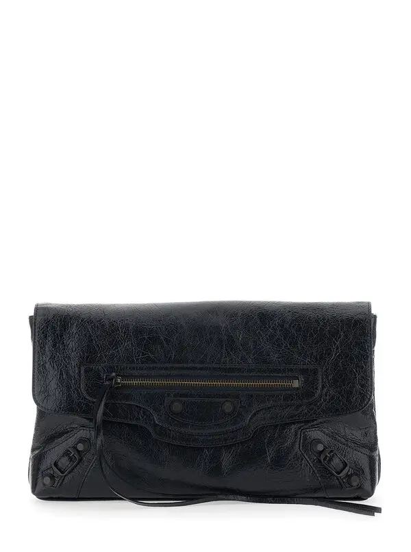 Balenciaga Le City Clutch In Leather - Multicolor