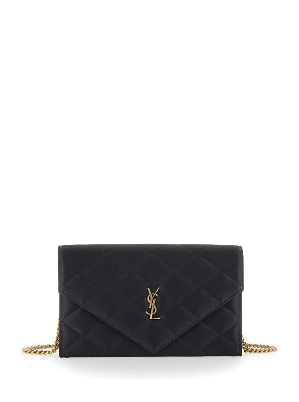 Saint Laurent Pw C Wallet 7 Grain De Sable Soft Lamb - Multicolor