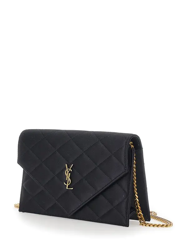 Saint Laurent Quilted Wallet - Multicolor