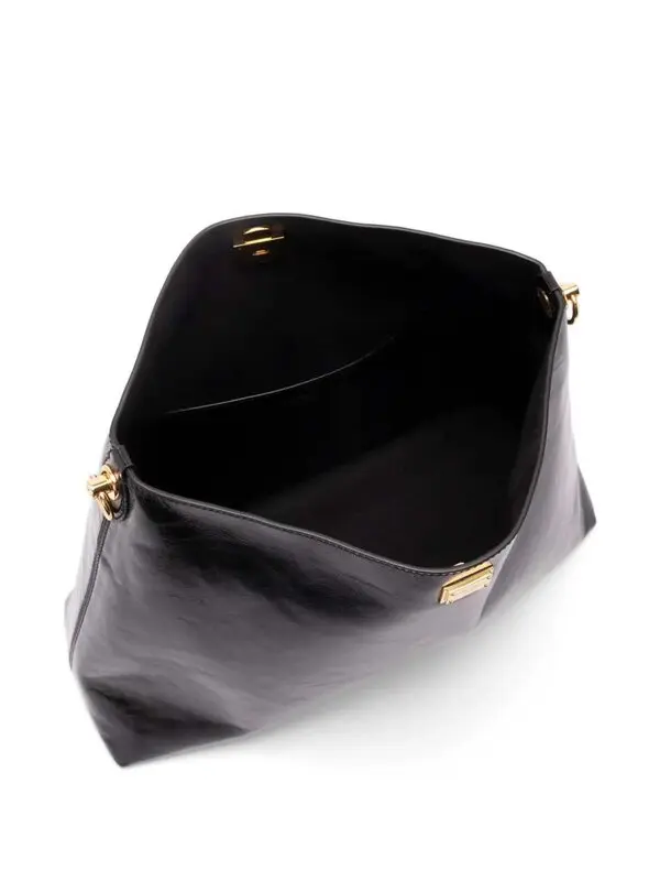 Dolce & Gabbana Vittoria Large Shoulder Bag - Black