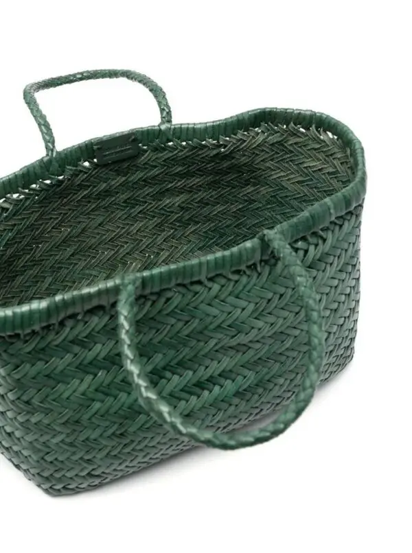 Dragon Diffusion Handbag 'triple Jump' Small With Two Top Handles And Tech Fabric Design In For - Green