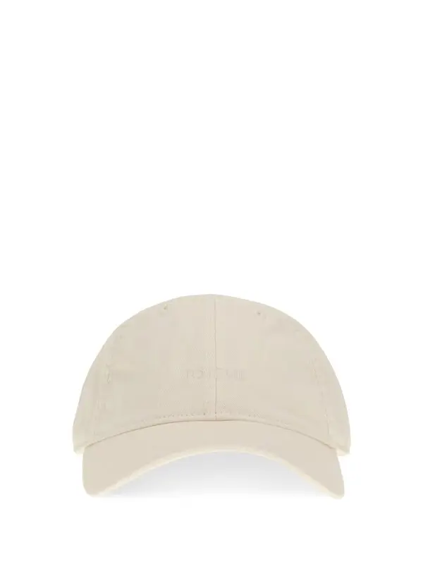 TOTEME Cotton Baseball Cap With Embroidered Logo - Multicolor