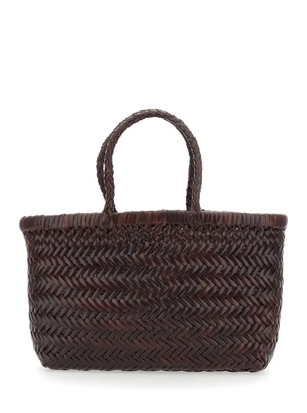 Dragon Diffusion Gora Handbag Woven Leather