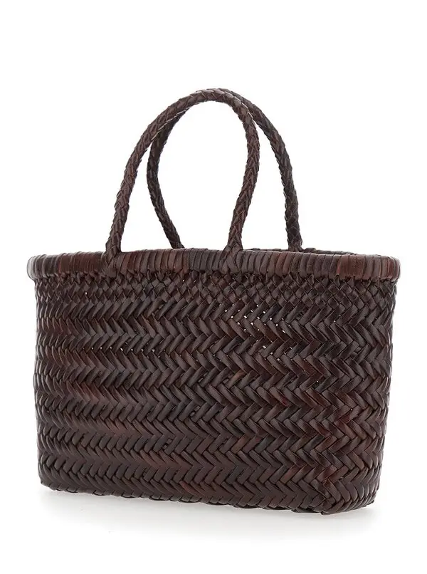Dragon Diffusion Gora Handbag Woven Leather