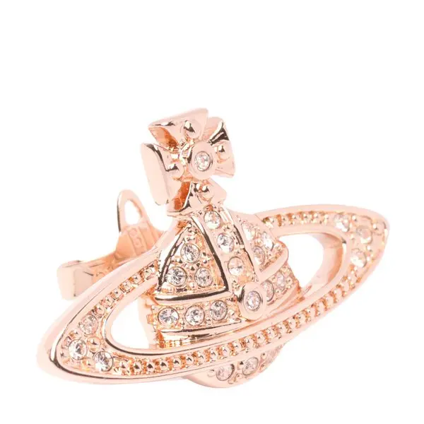 VIVIENNE WESTWOOD Mini Bas Relief Earrings With Crystals