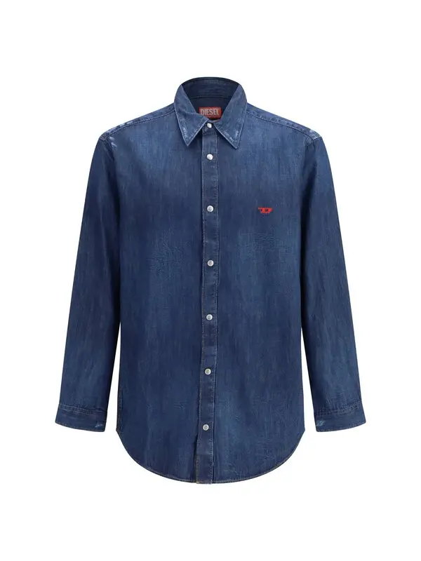 DIESEL® D-simply Denim Shirt - Blue