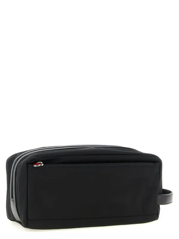 Kiton Metallic Logo Beauty Case - Black