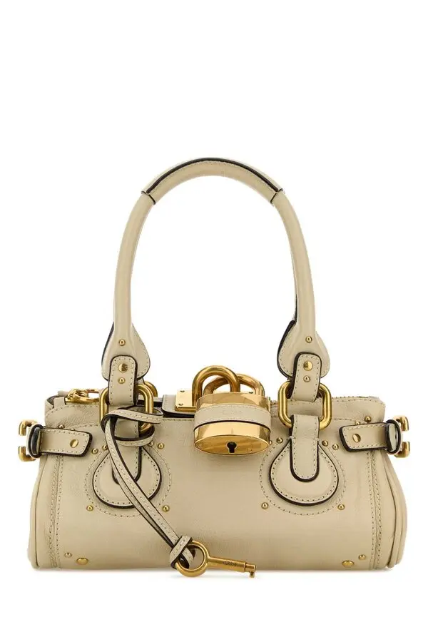Chloé Sand Leather Small Paddington Handbag - Brown