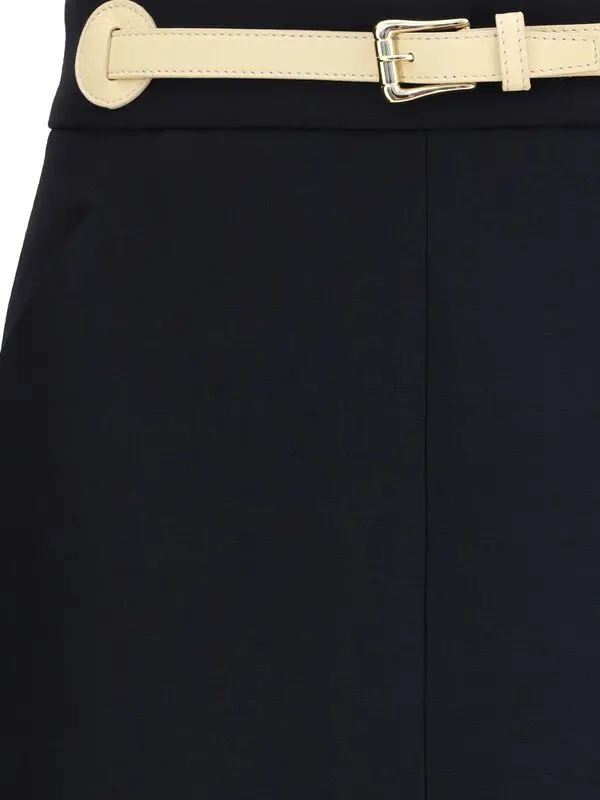 Valentino Garavani Belted Midi Skirt