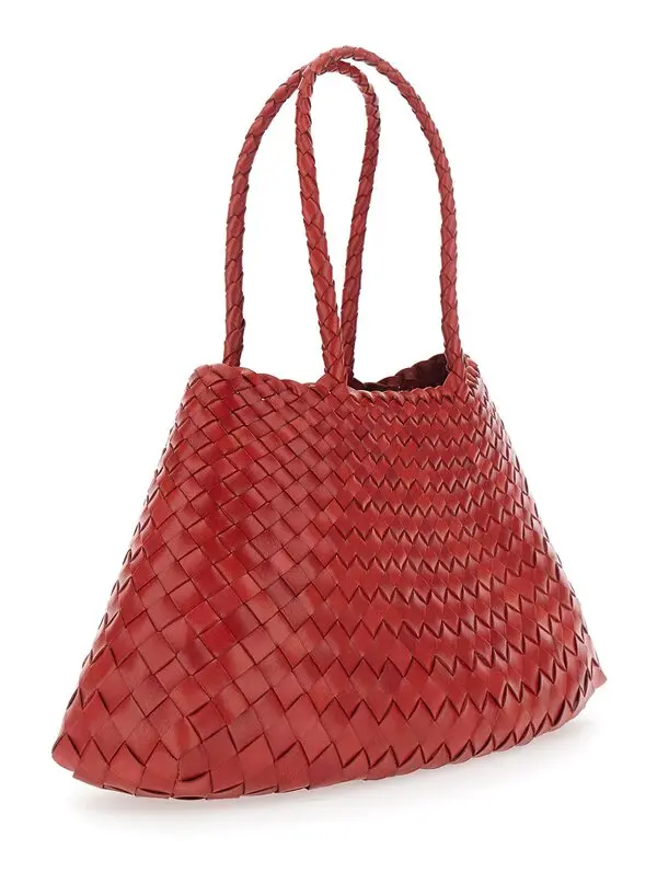Dragon Diffusion Santa Croce Large Shoulder Bag - Red