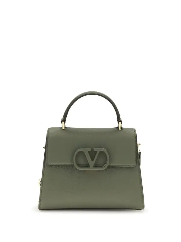 Valentino Garavani Vsling Mini Grained Calfskin Handbag - Green