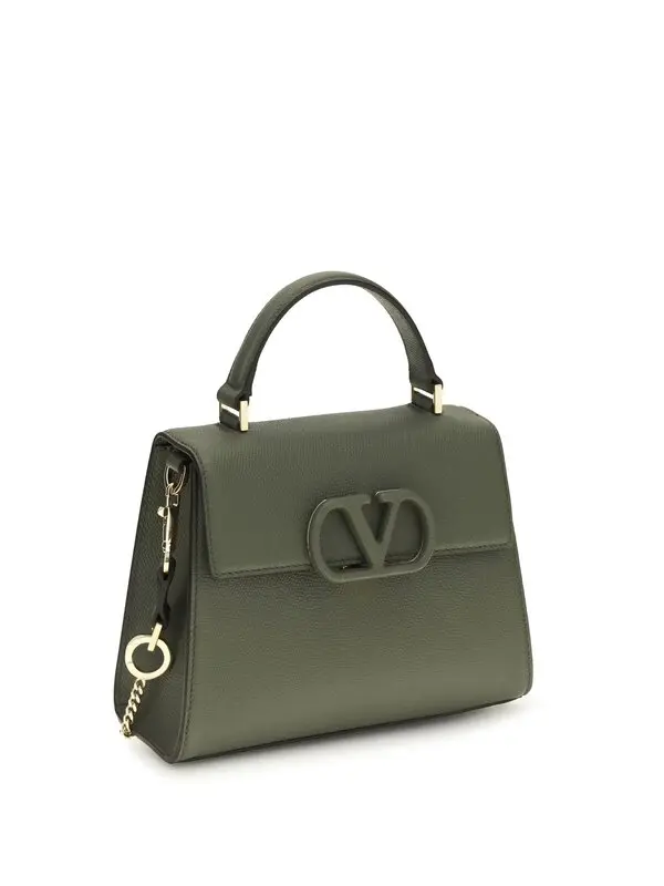 Valentino Garavani Vsling Mini Grained Calfskin Handbag - Green